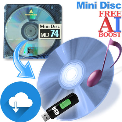 MiniDisc conversion to CD, WAV, MP3, USB, Digital| Media SOS